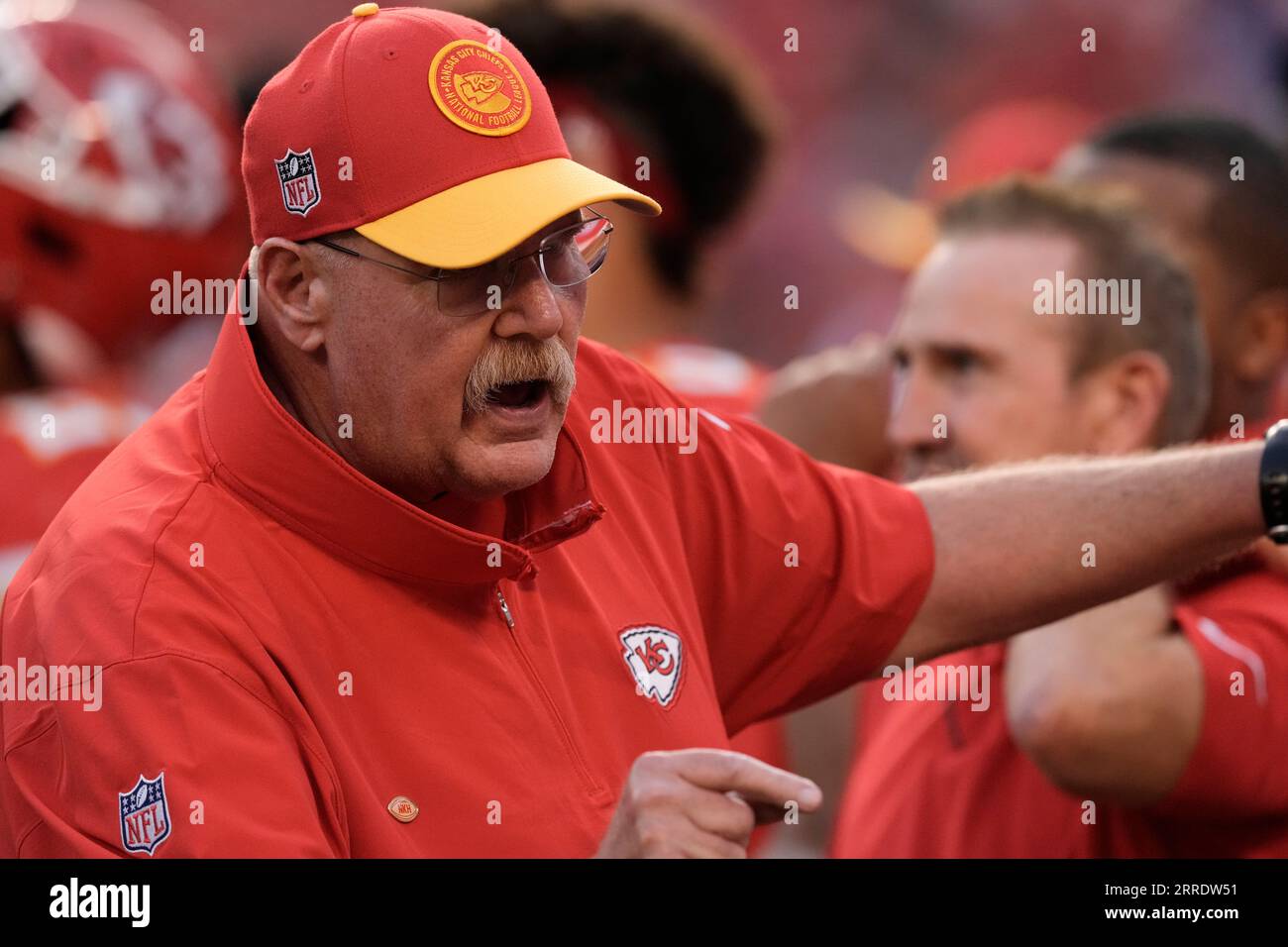 Kansas City Chiefs head coach Andy Reid is seen before the start of an ...