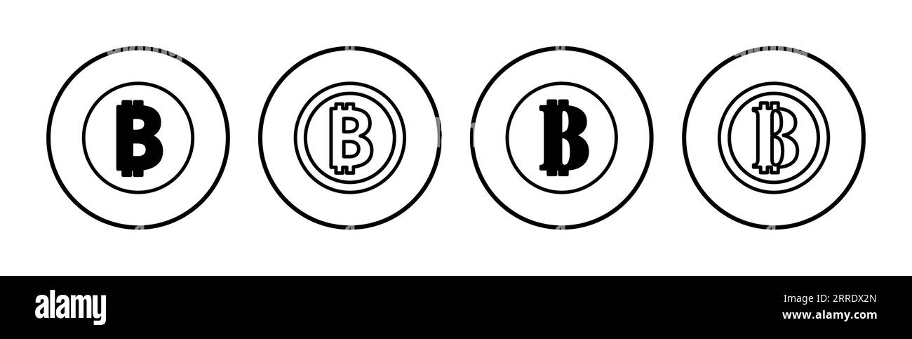 Bitcoin icon vector. payment symbol. Cryptocurrency logo Stock Vector ...