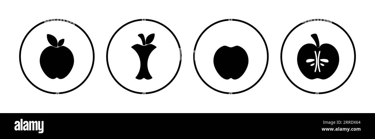 Apple icon vector. apple symbol Stock Vector Image & Art - Alamy