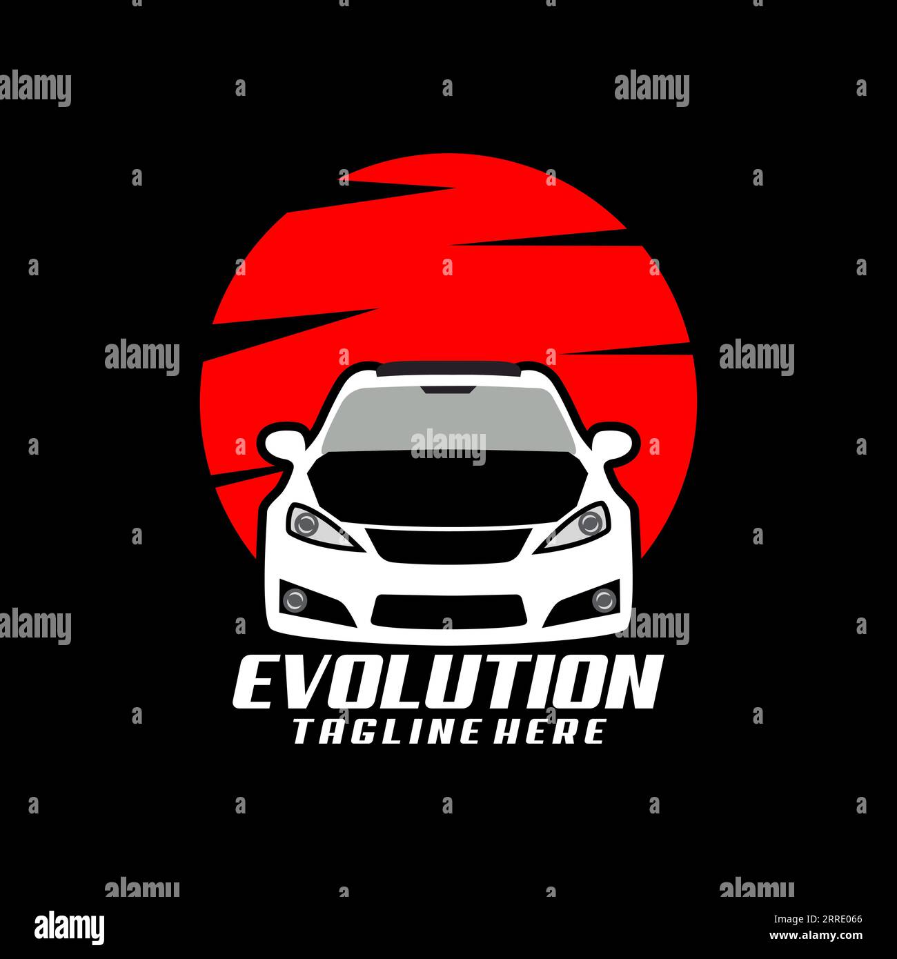 automotive sport car moon logo design vector Stock Vector Image & Art ...