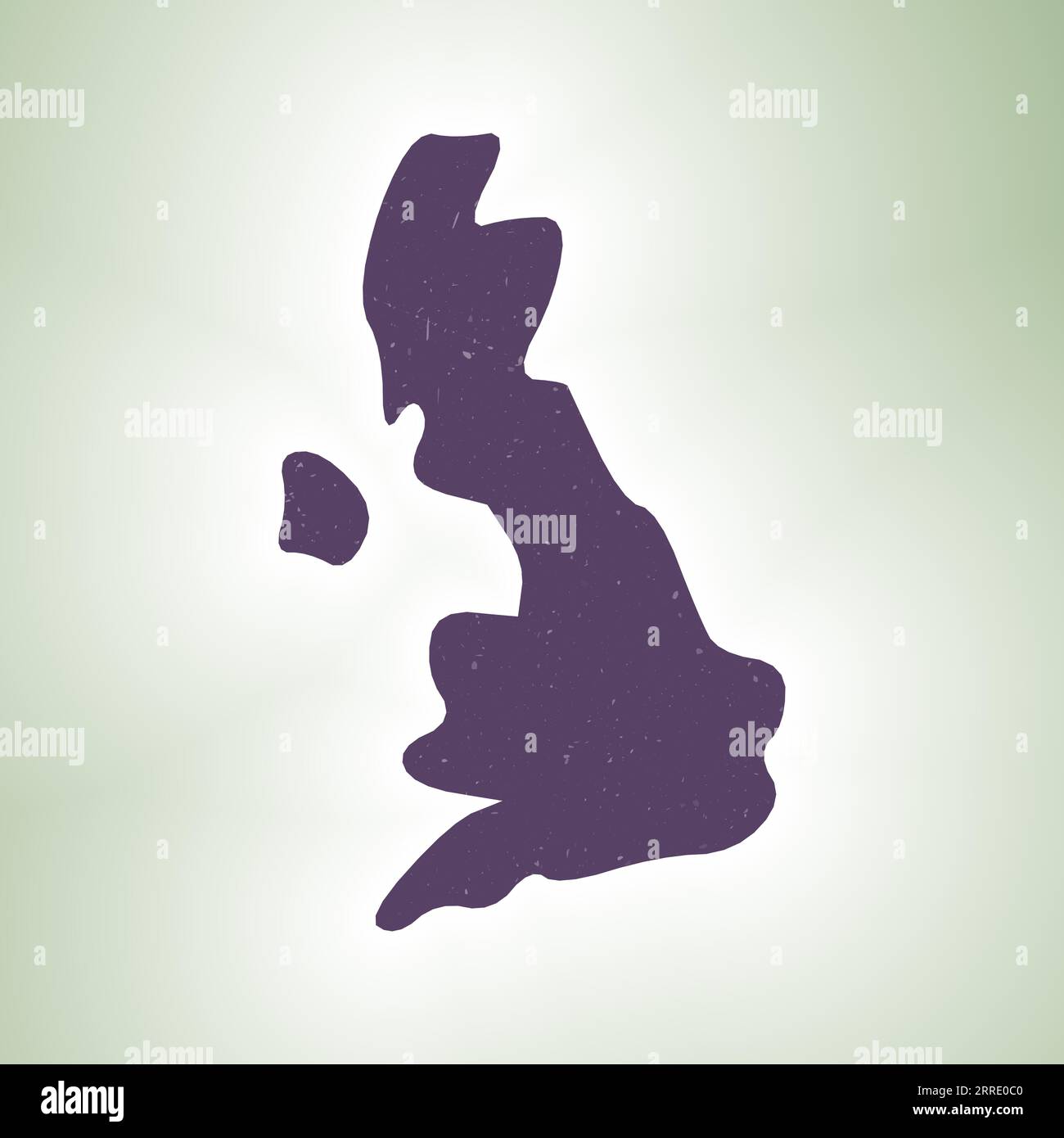 United Kingdom shape on gradient background. Country map with scratch ...