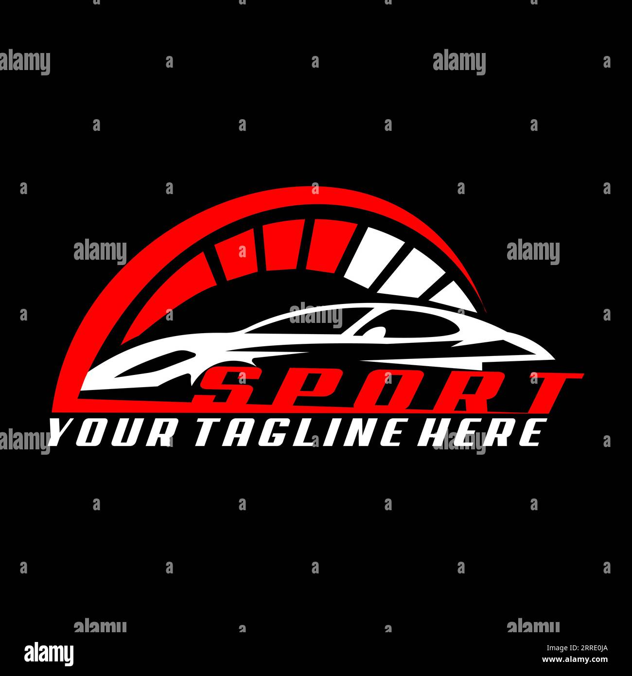 automotive sport meter car logo design vector Stock Vector Image & Art ...