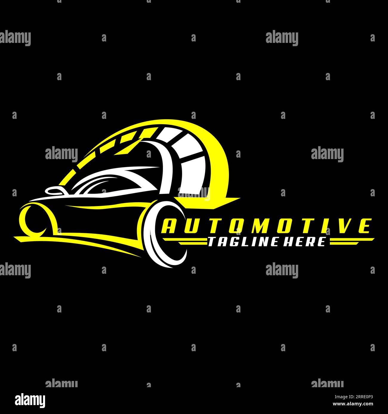 automotive speed sport car meter logo design vector Stock Vector Image ...