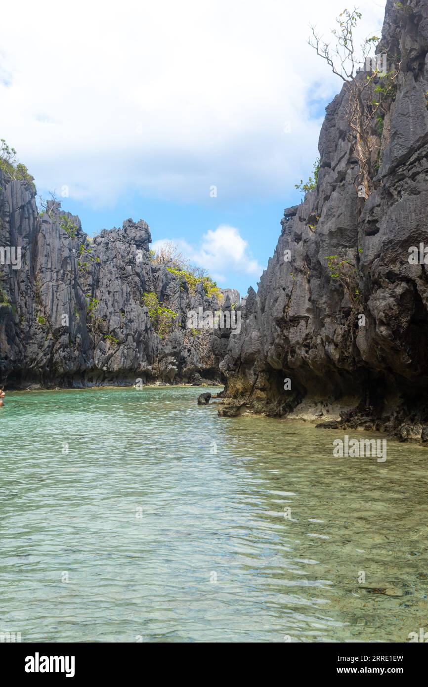 Coastal Scenery of El Nido, Palawan Island, The Philippines, a Popular ...