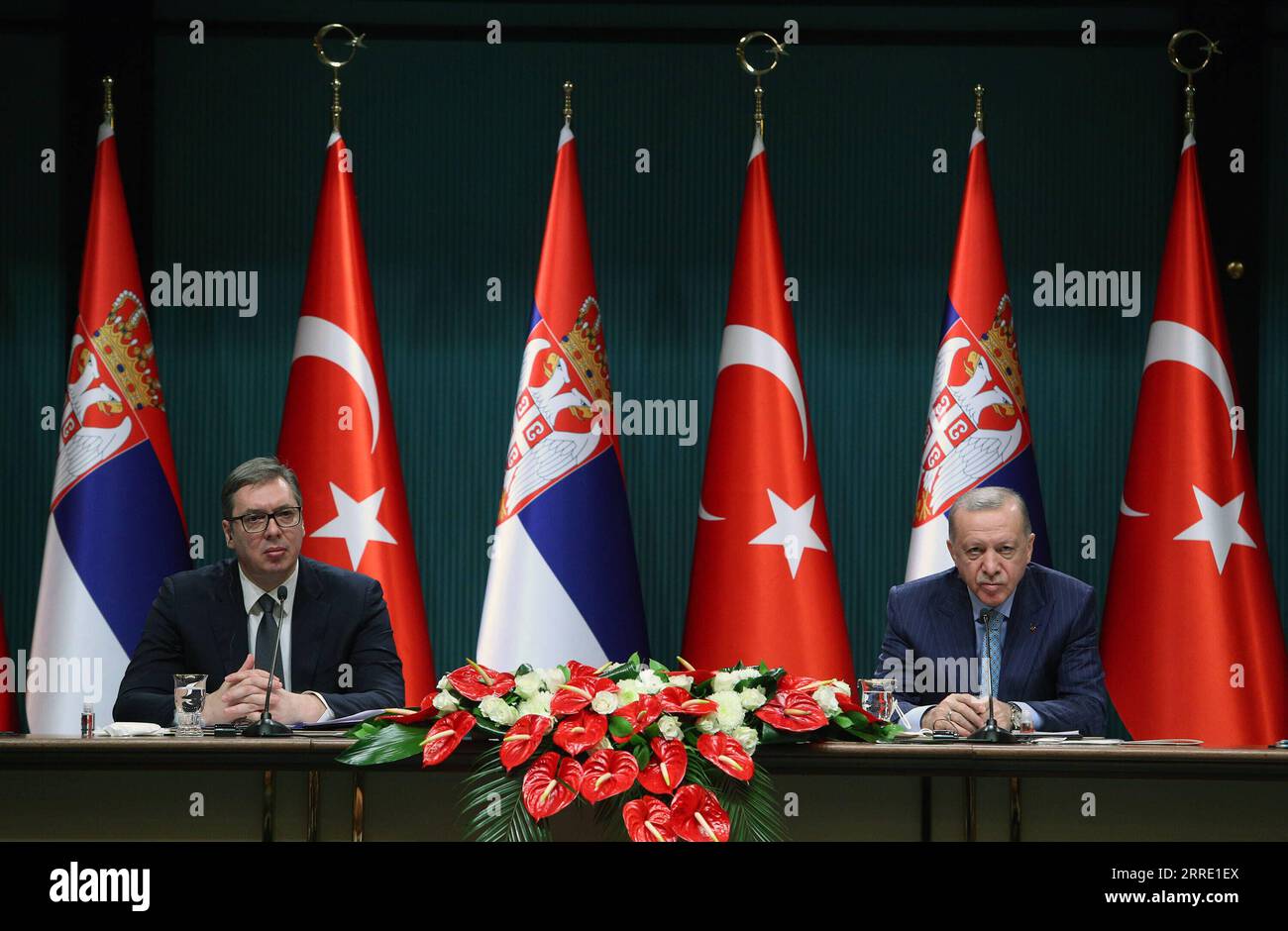 220119 -- ANKARA, Jan. 19, 2022 -- Turkish President Recep Tayyip ...