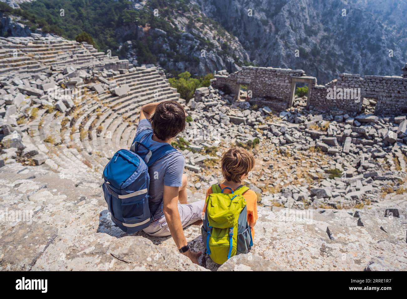 Roman father and son relief hi-res stock photography and images - Alamy