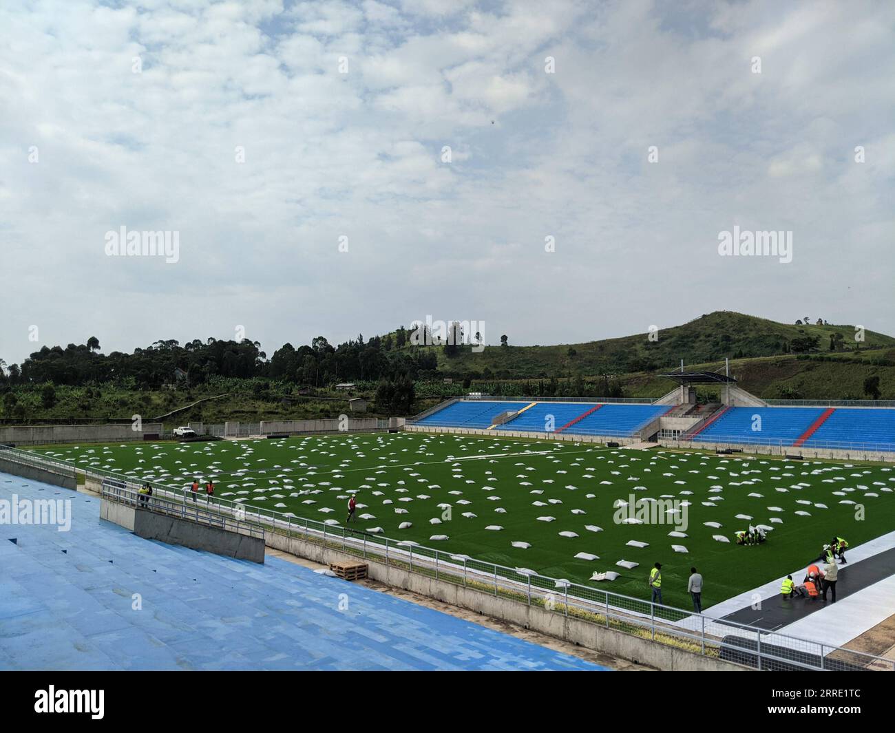 220119 -- GOMA DRC, Jan. 19, 2022 -- Photo taken on Jan. 19, 2022 shows ...