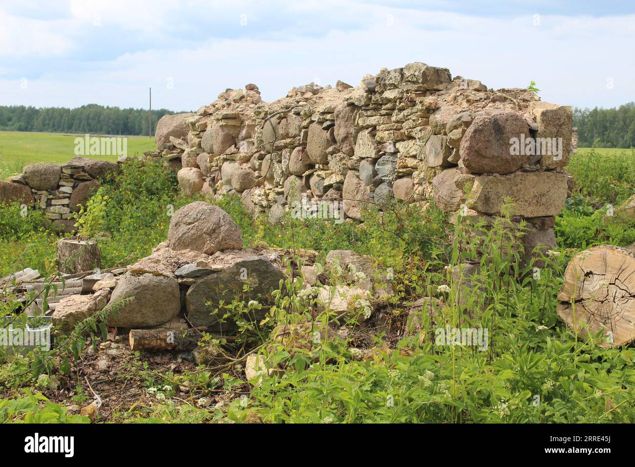 Old farmhouse stone wall hi-res stock photography and images - Alamy