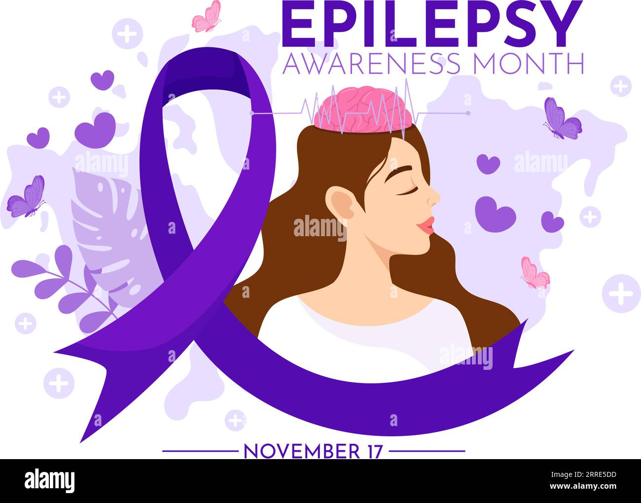 Epilepsy Awareness Month Vector Illustration is Observed Every Year in ...