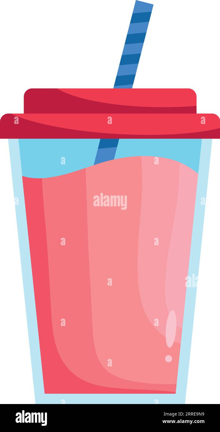 Fresh strawberry mojito Stock Vector Images - Alamy