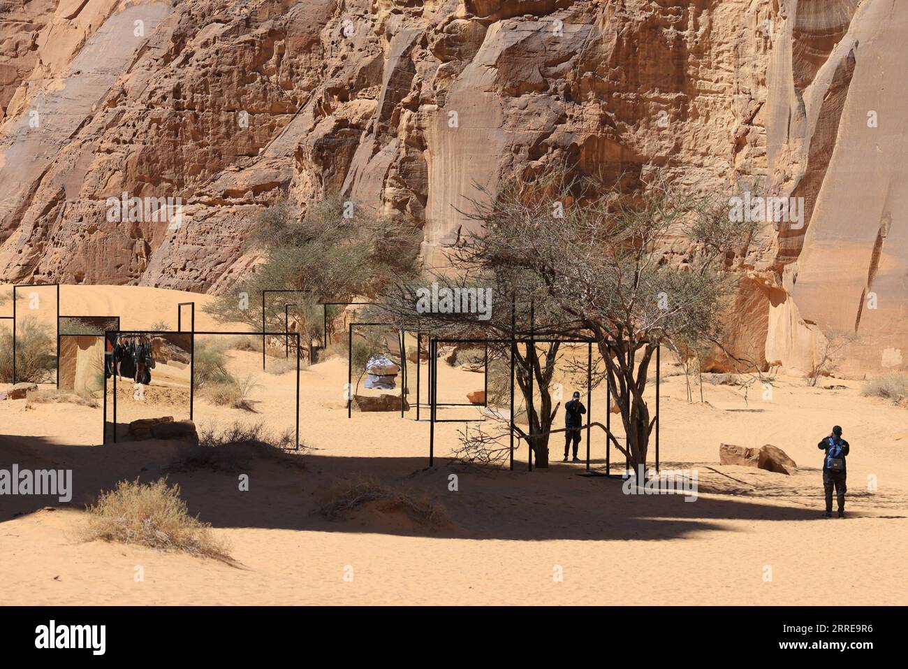 220212 -- ALULA, Feb. 12, 2022 -- Photo taken on Feb. 11, 2022 shows ...