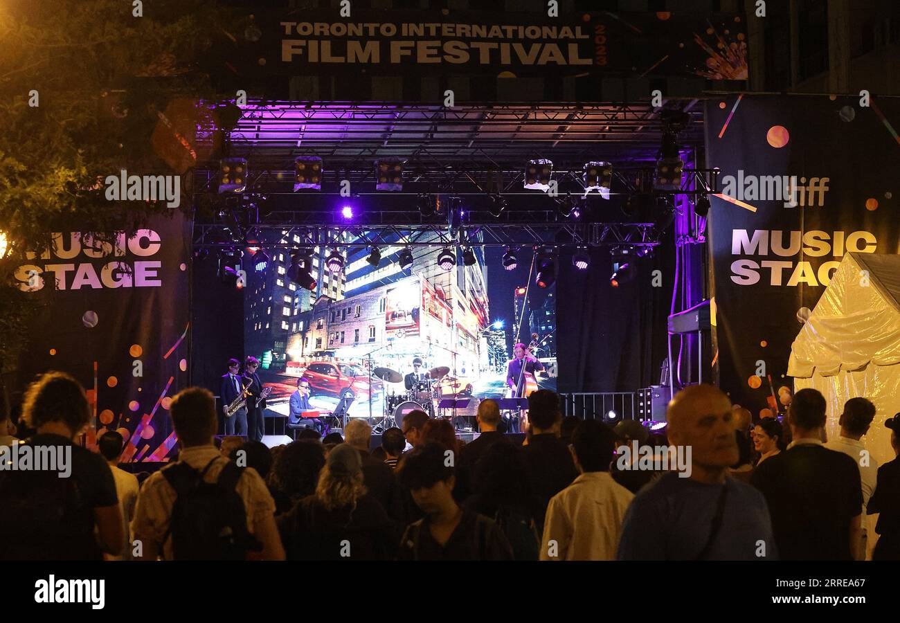 Toronto, Canada. 07th Sep, 2023. Atmosphere - Music Stage during the ...