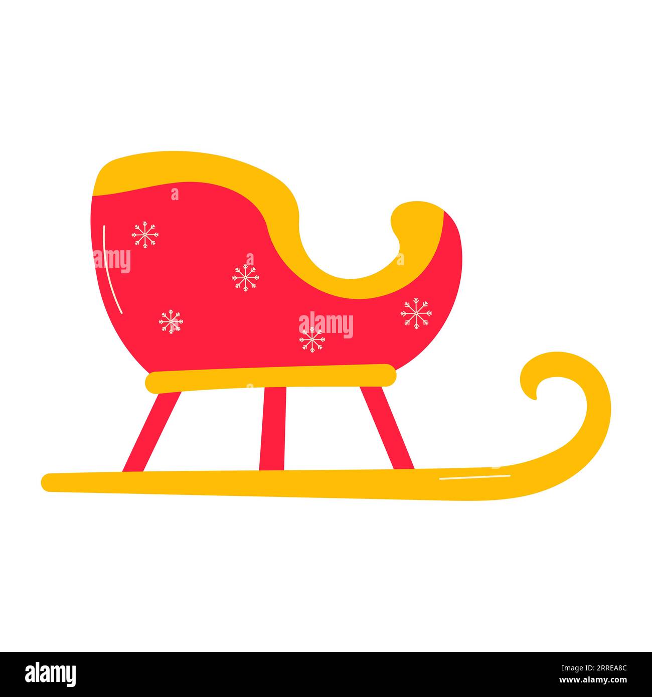 Driving the sleigh Cut Out Stock Images & Pictures - Alamy