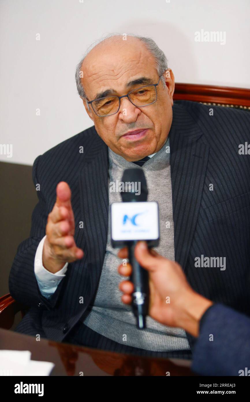 220214 -- CAIRO, Feb. 14, 2022 -- Mostafa El-Feki, director of the new ...