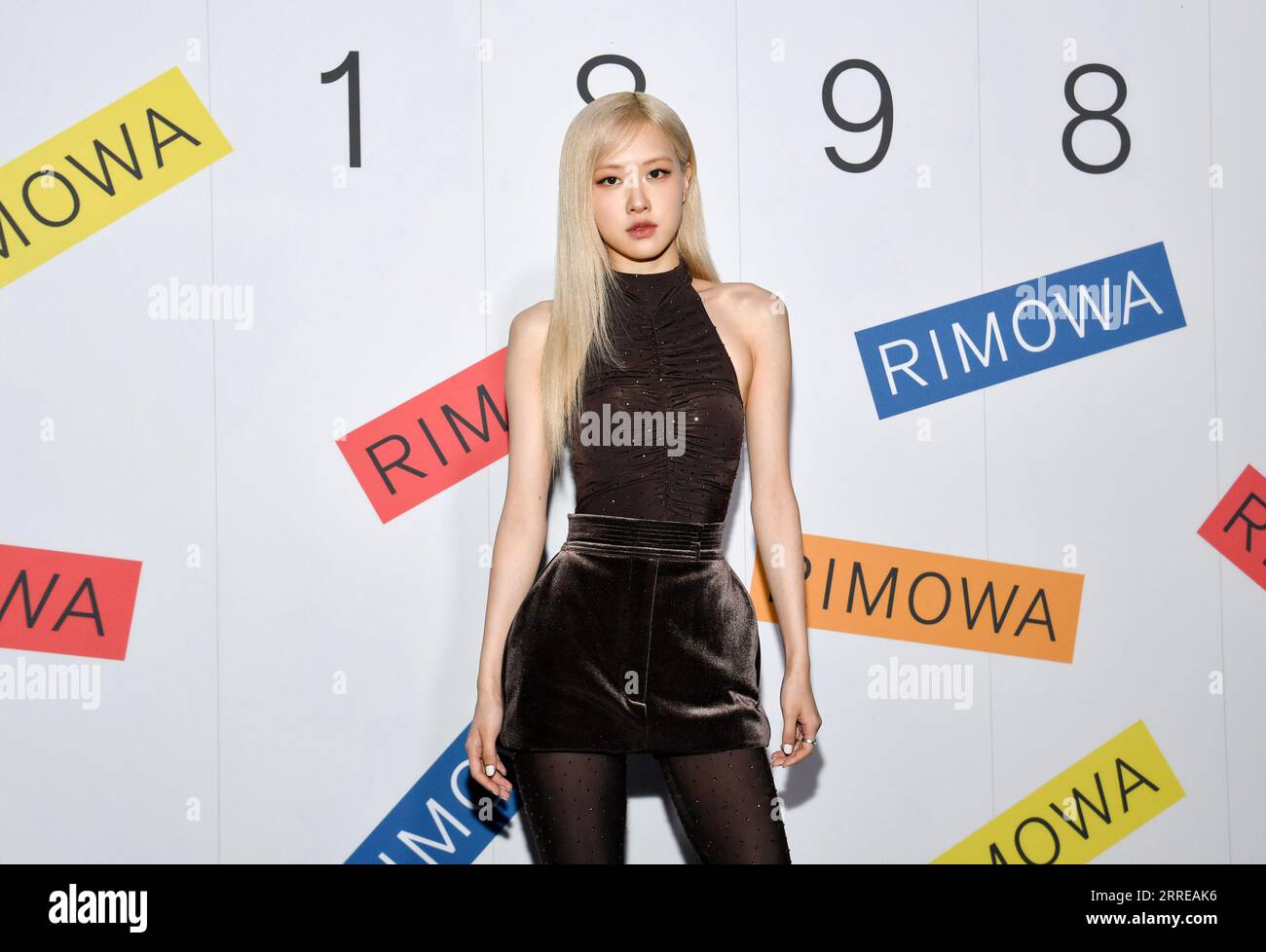 Rośe from the South Korean girl group Blackpink attends the Rimowa ...