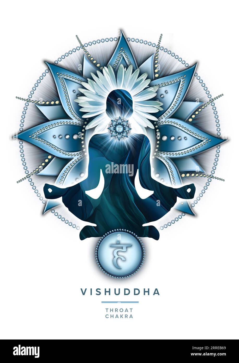 Vishuddha chakra hi-res stock photography and images - Alamy