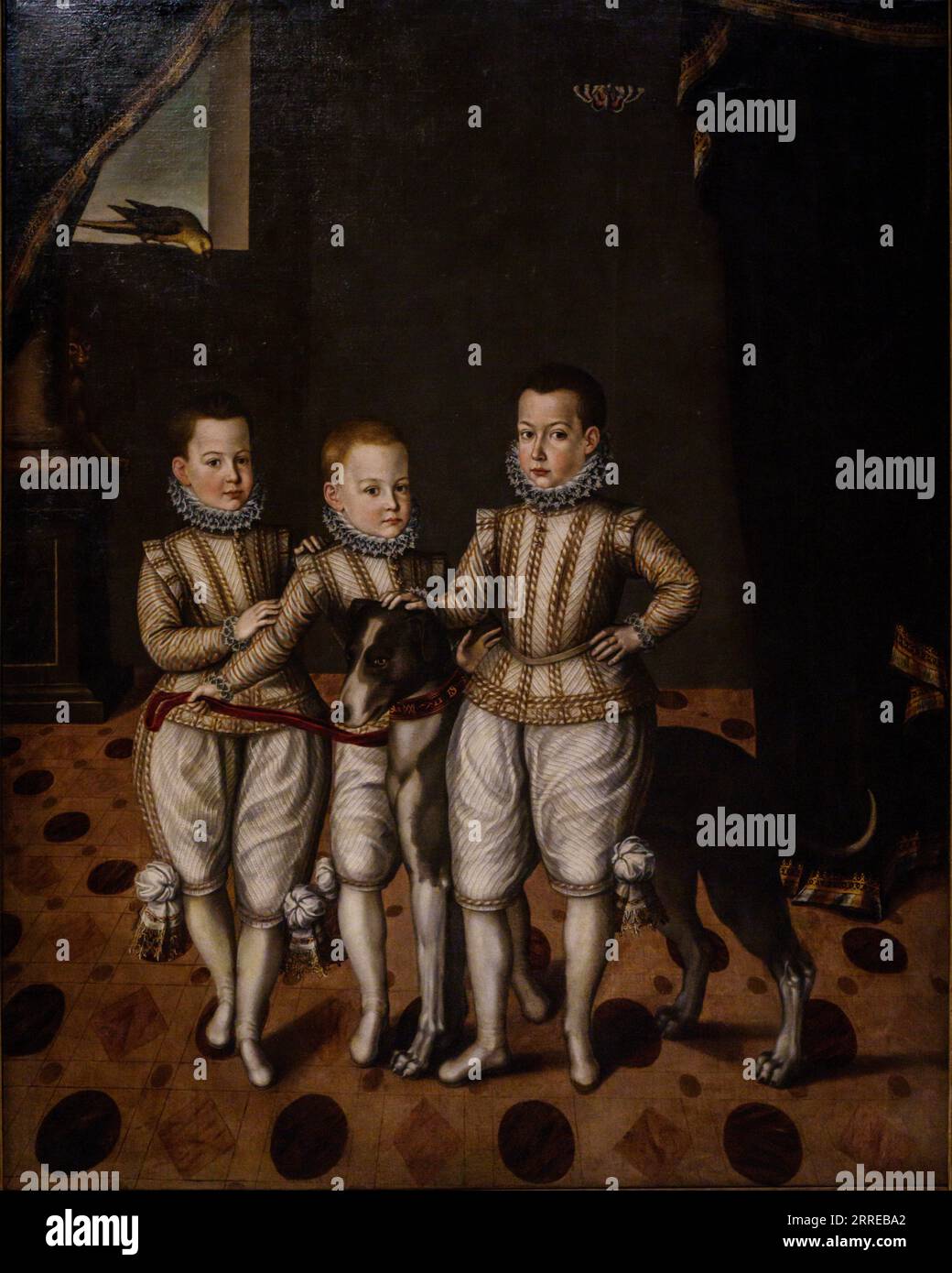 princes of Savoy, Emanuele Filiberto and Filippo Emanuele, Dutch school, Jan Kraeck (Giovanni ...