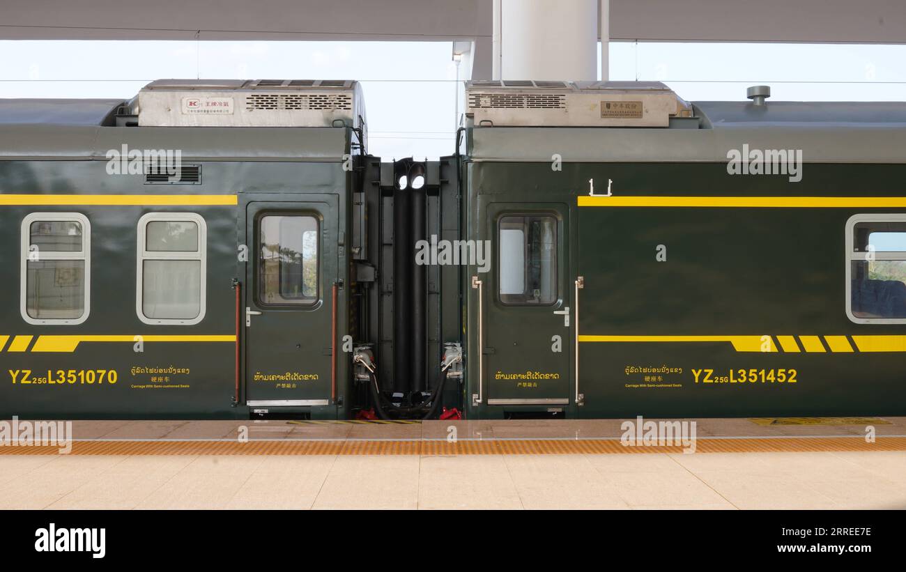 Laos china high speed railway hi-res stock photography and images - Alamy