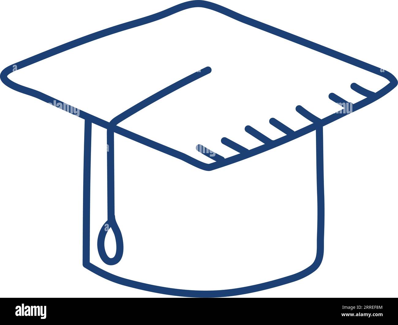 graduation cap school doodle icon Stock Vector Image & Art - Alamy
