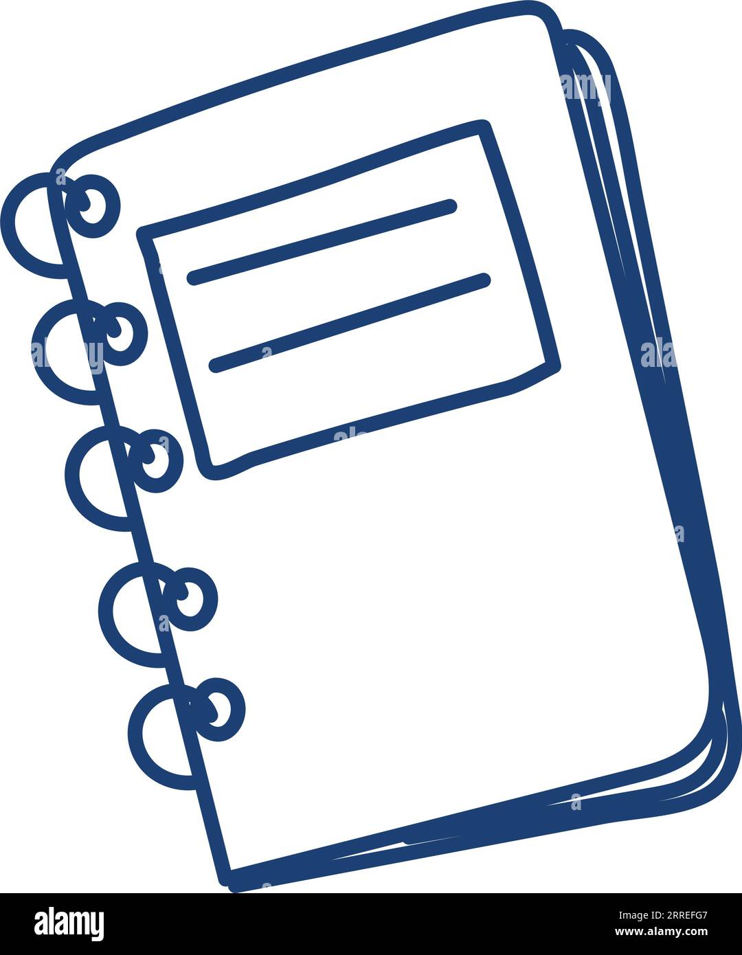 spiral notebook school doodle icon Stock Vector Image & Art - Alamy