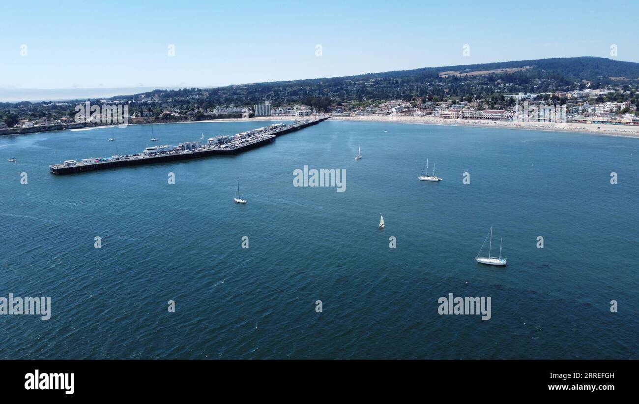 Santa cruz california coast aerial hi-res stock photography and images ...