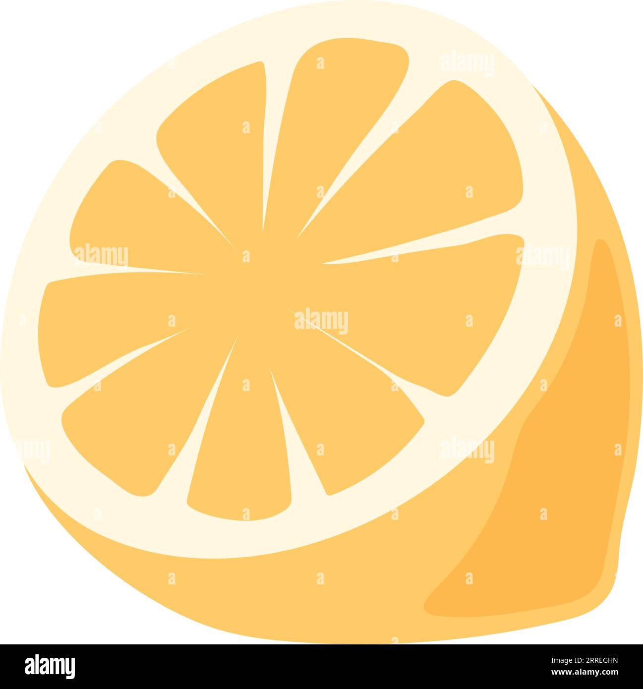 slice lemon fruit icon Stock Vector Image & Art - Alamy