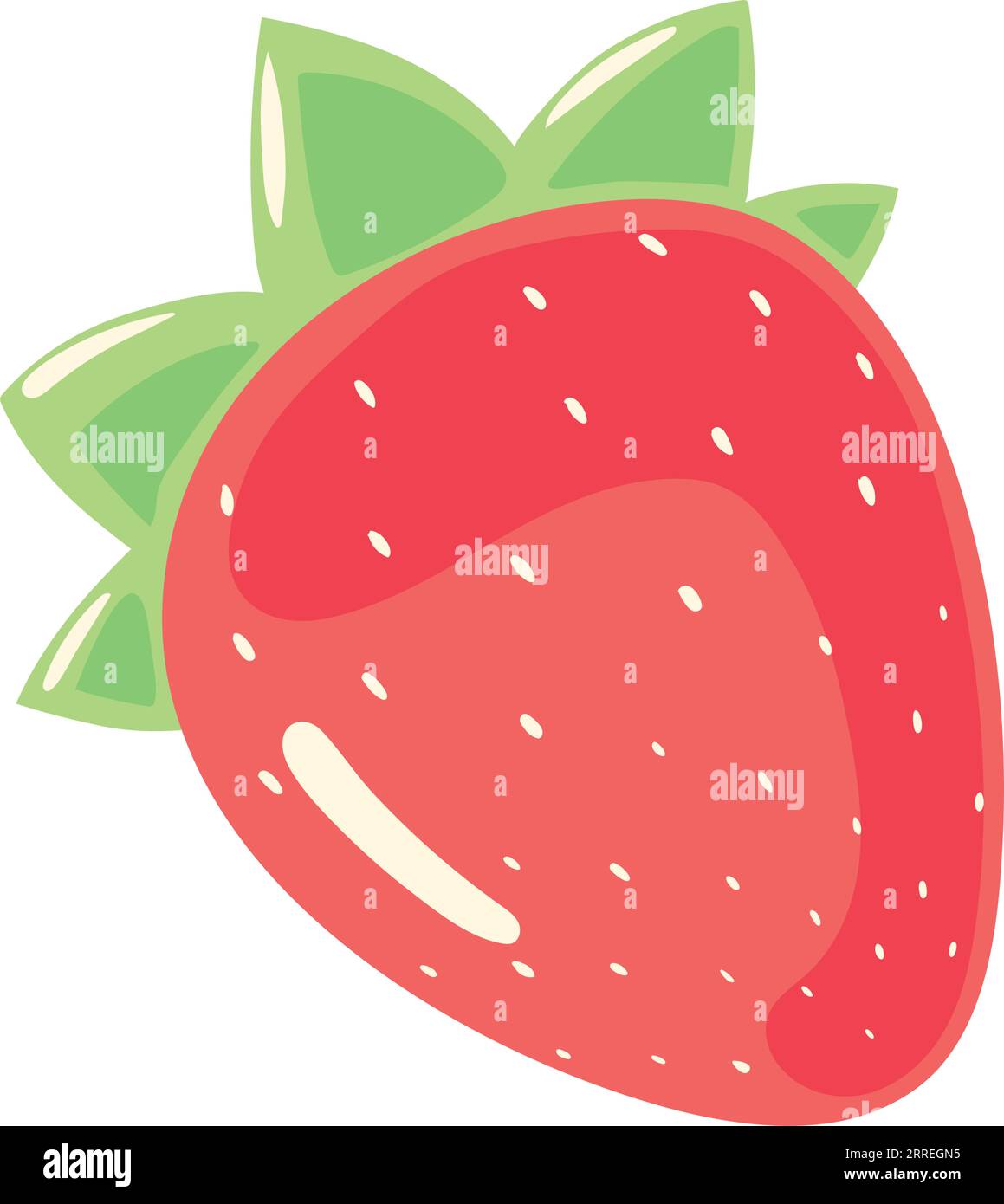 strawberry fresh fruit icon Stock Vector Image & Art - Alamy