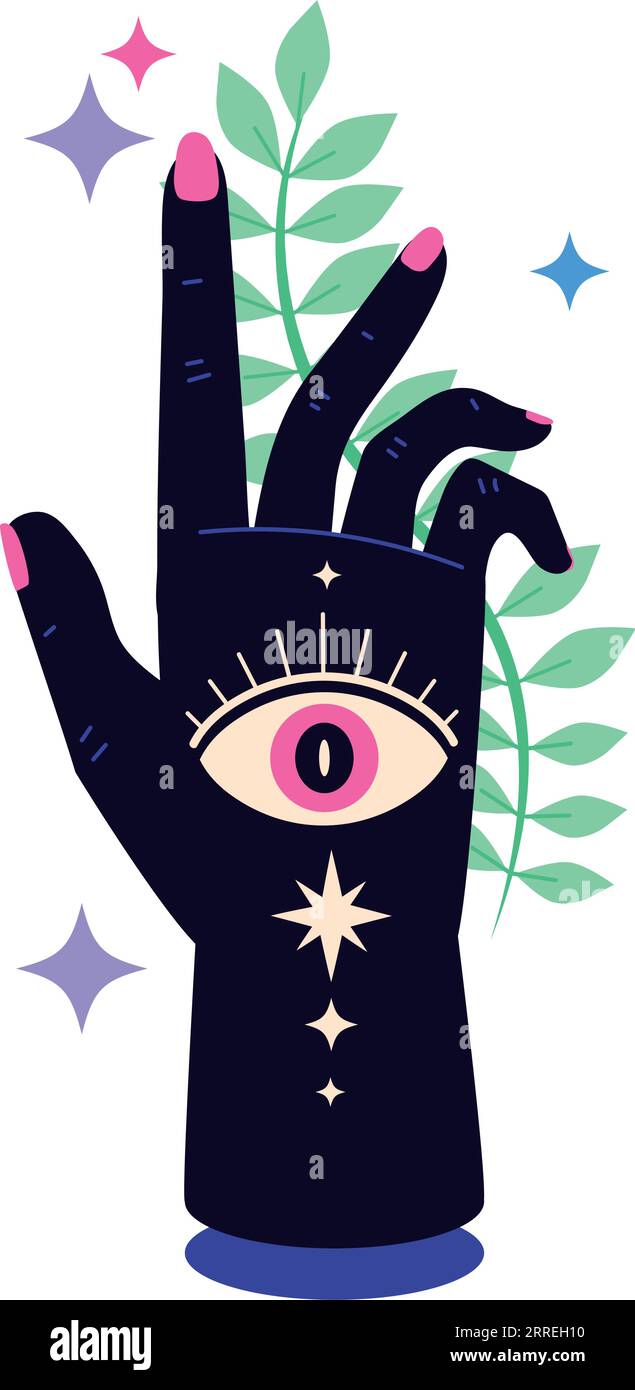 esoteric hand mystical icon Stock Vector Image & Art - Alamy
