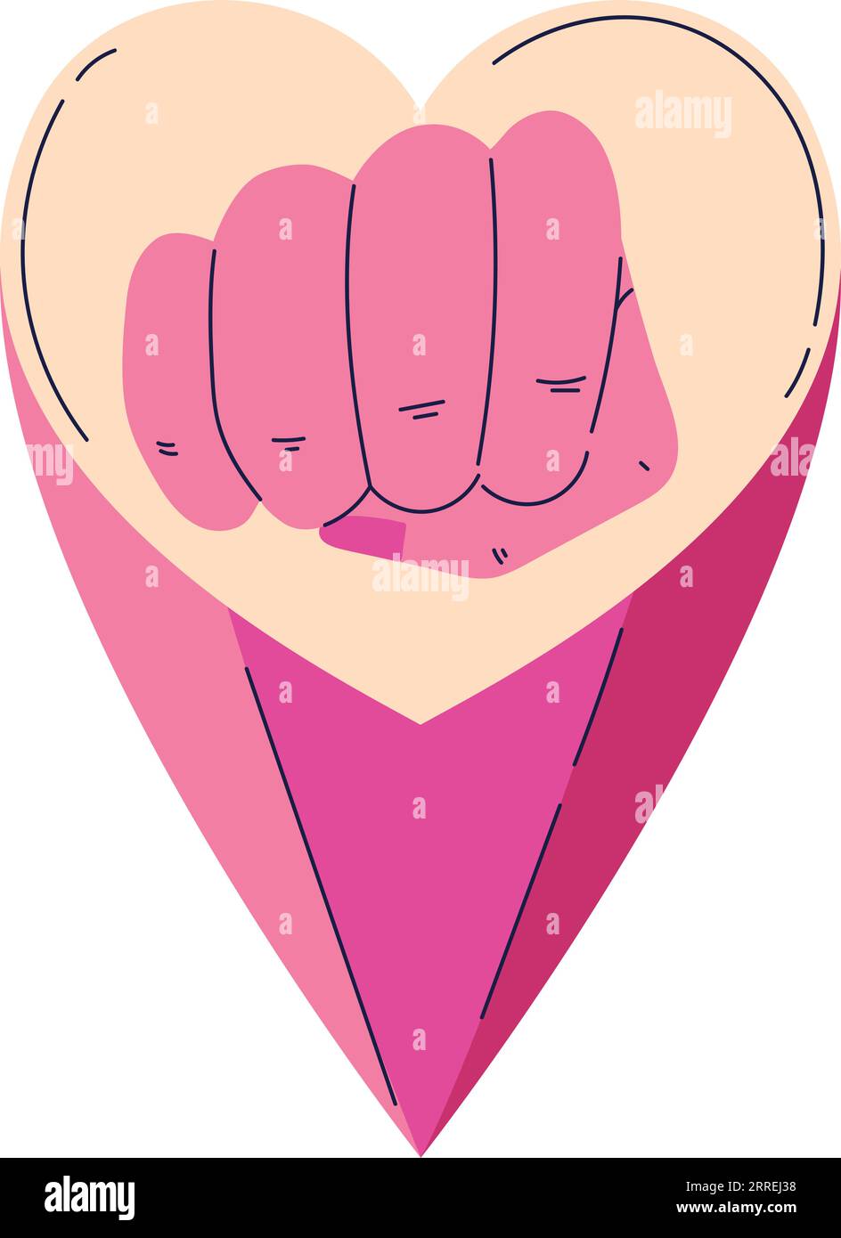 girl power strength icon Stock Vector Image & Art - Alamy