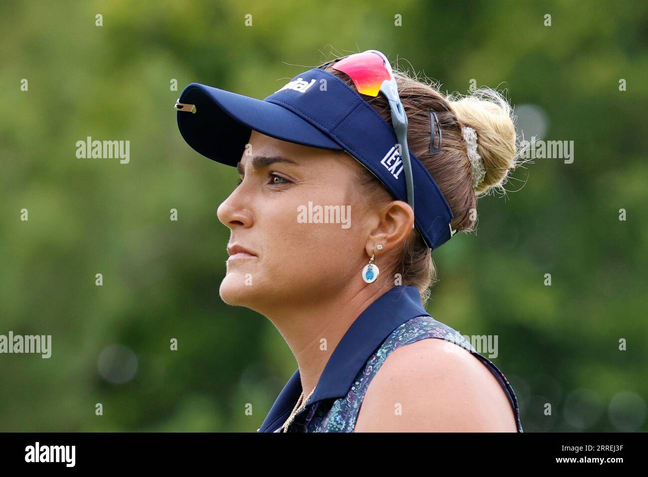 CINCINNATI, OH - SEPTEMBER 07: LPGA player Lexi Thompson walks the 12th ...