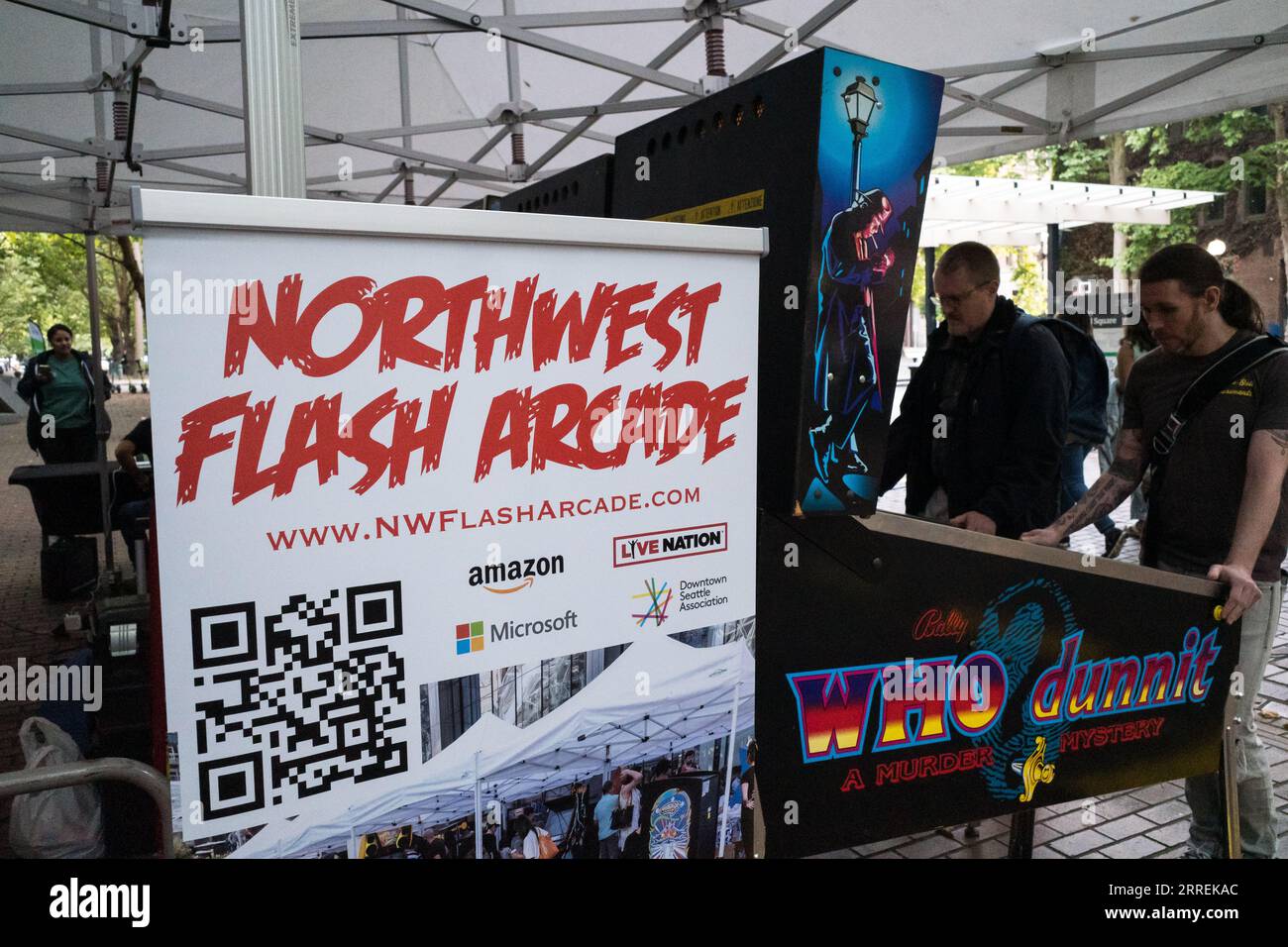 Seattle, USA. 7 Sep, 2023. Seattle’s Pioneer Square First Thursday Art ...