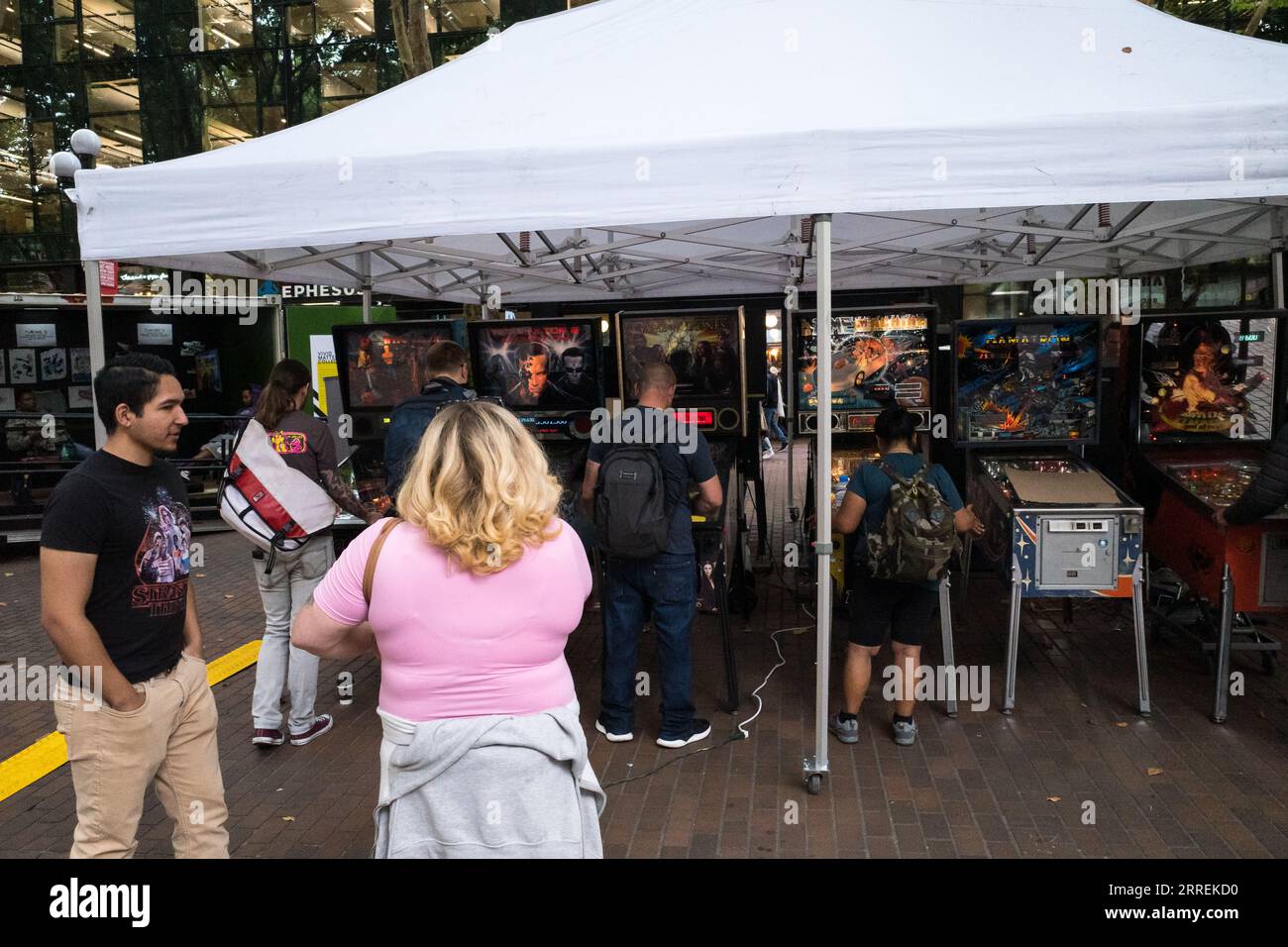 Seattle, USA. 7 Sep, 2023. Seattle’s Pioneer Square First Thursday Art ...
