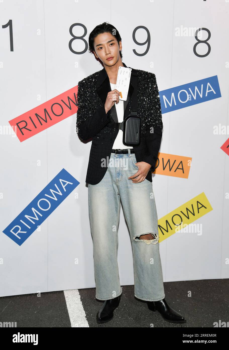 Rawoon attends the Rimowa "Seit 1898" exhibition opening party at ...