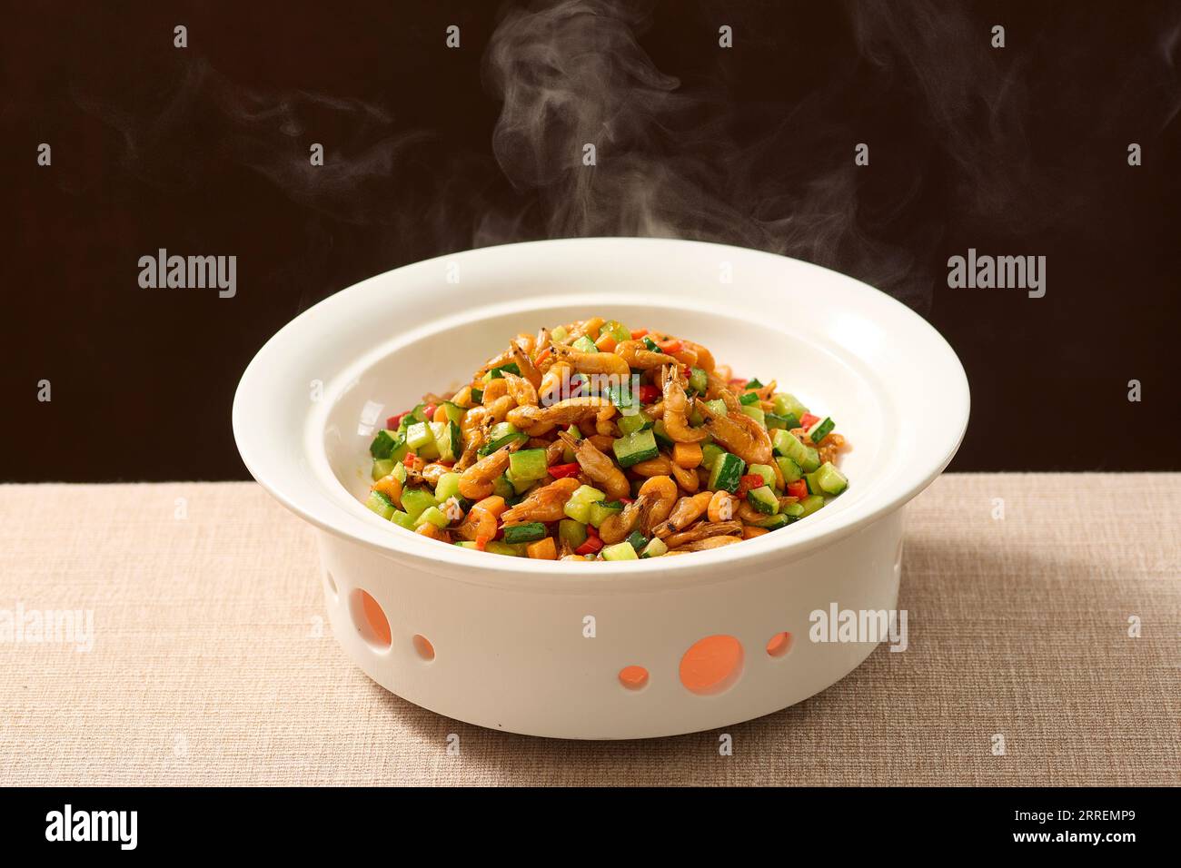Stir Fried River Prawns, small River Prawns Stock Photo - Alamy