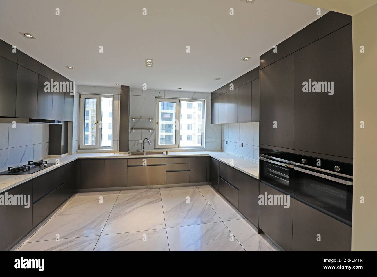 Kitchen decoration structure in residents' home Stock Photo - Alamy