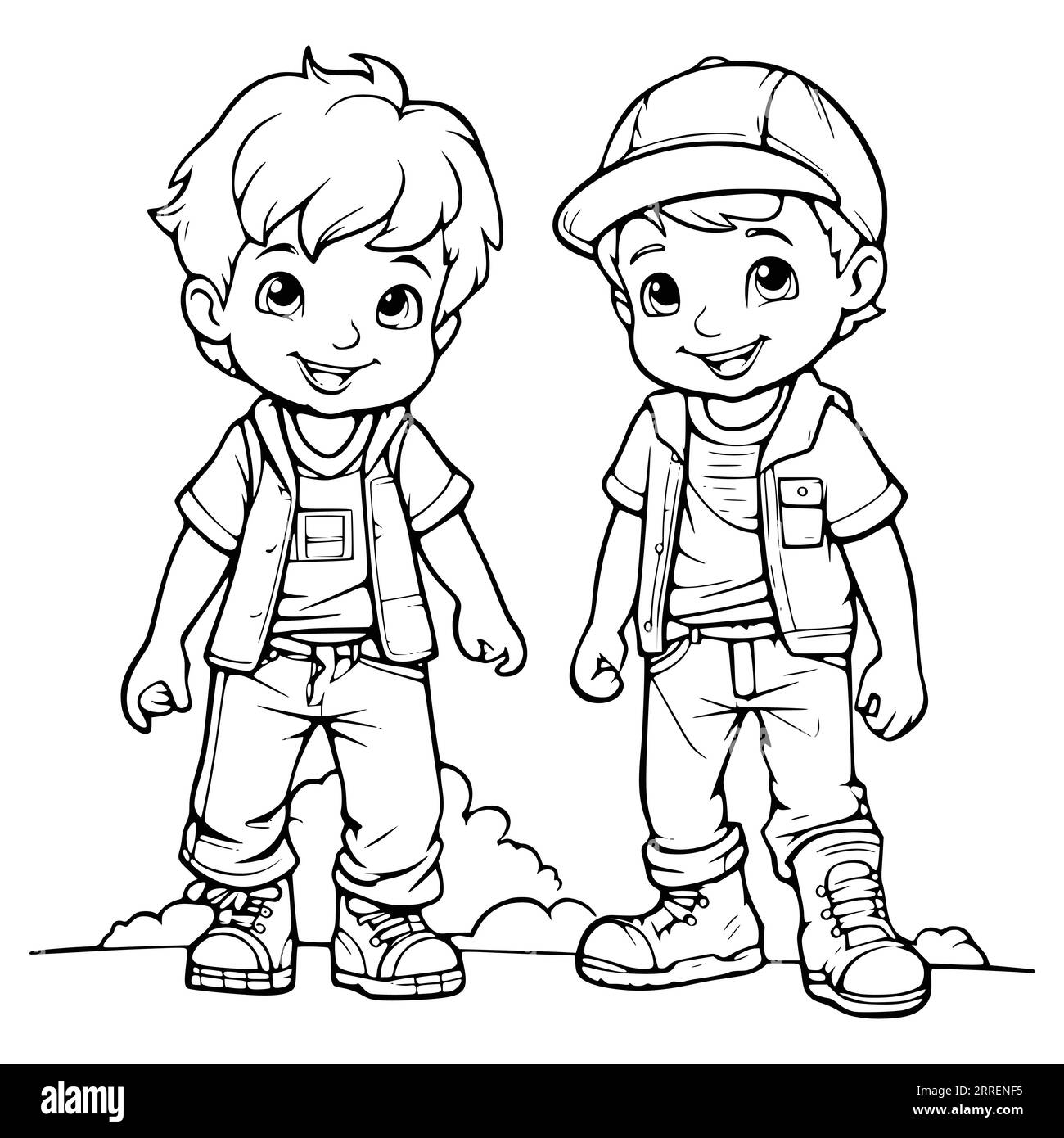 Coloring Activities For 6 Year Olds Stock Vector Images Alamy