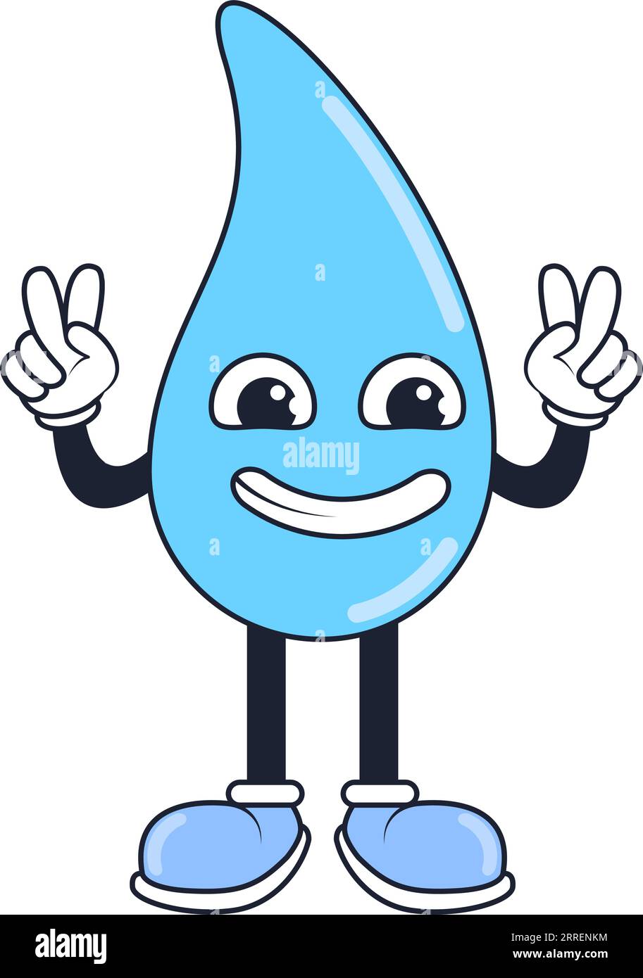 weather cartoon water drop Stock Vector Image & Art - Alamy