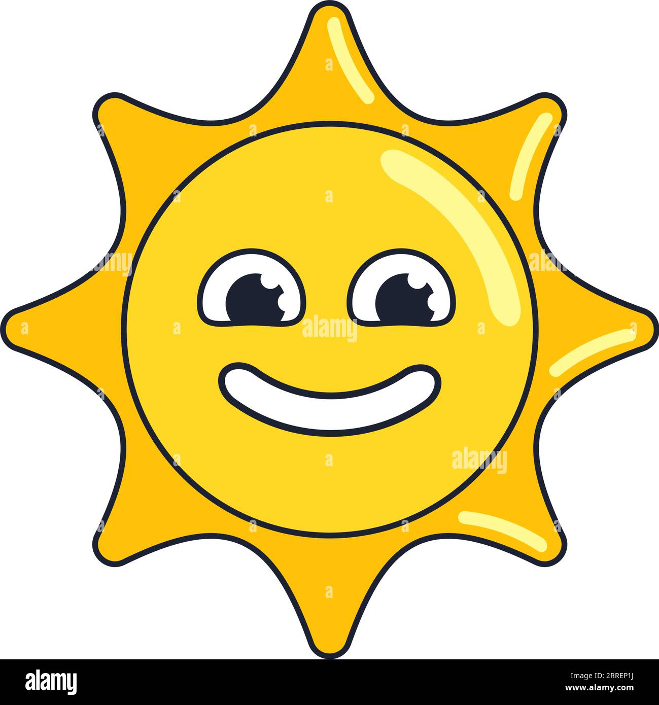 weather cartoon sun illustration Stock Vector Image & Art - Alamy