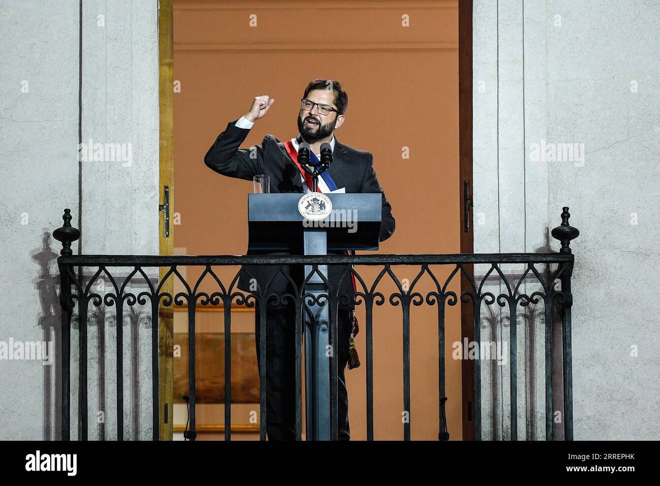 Gabriel boric font hi-res stock photography and images - Alamy