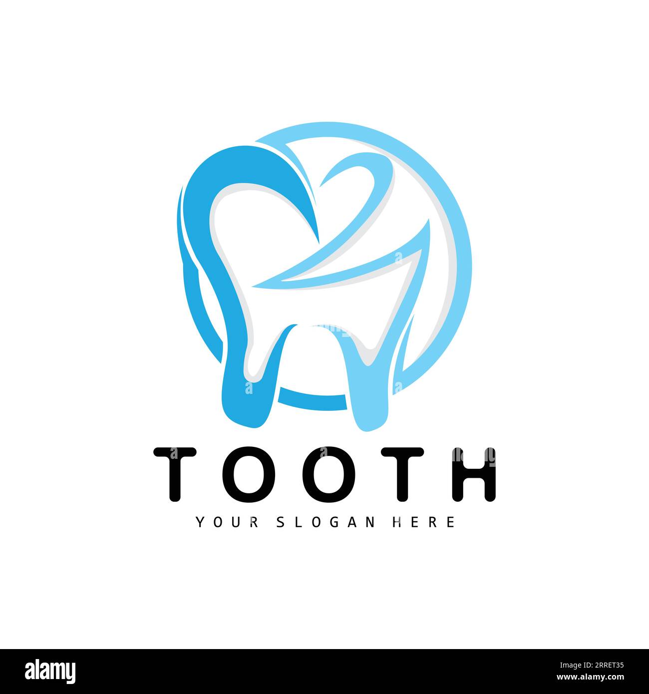 Tooth logo, Dental Health Vector, Care Brand Illustration Stock Vector ...