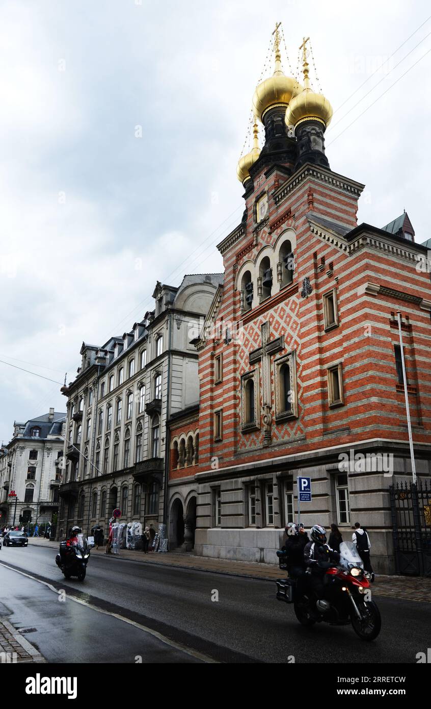 The St. Alexander Nevsky Church on Bredgade , Copenhagen, Denmark Stock ...