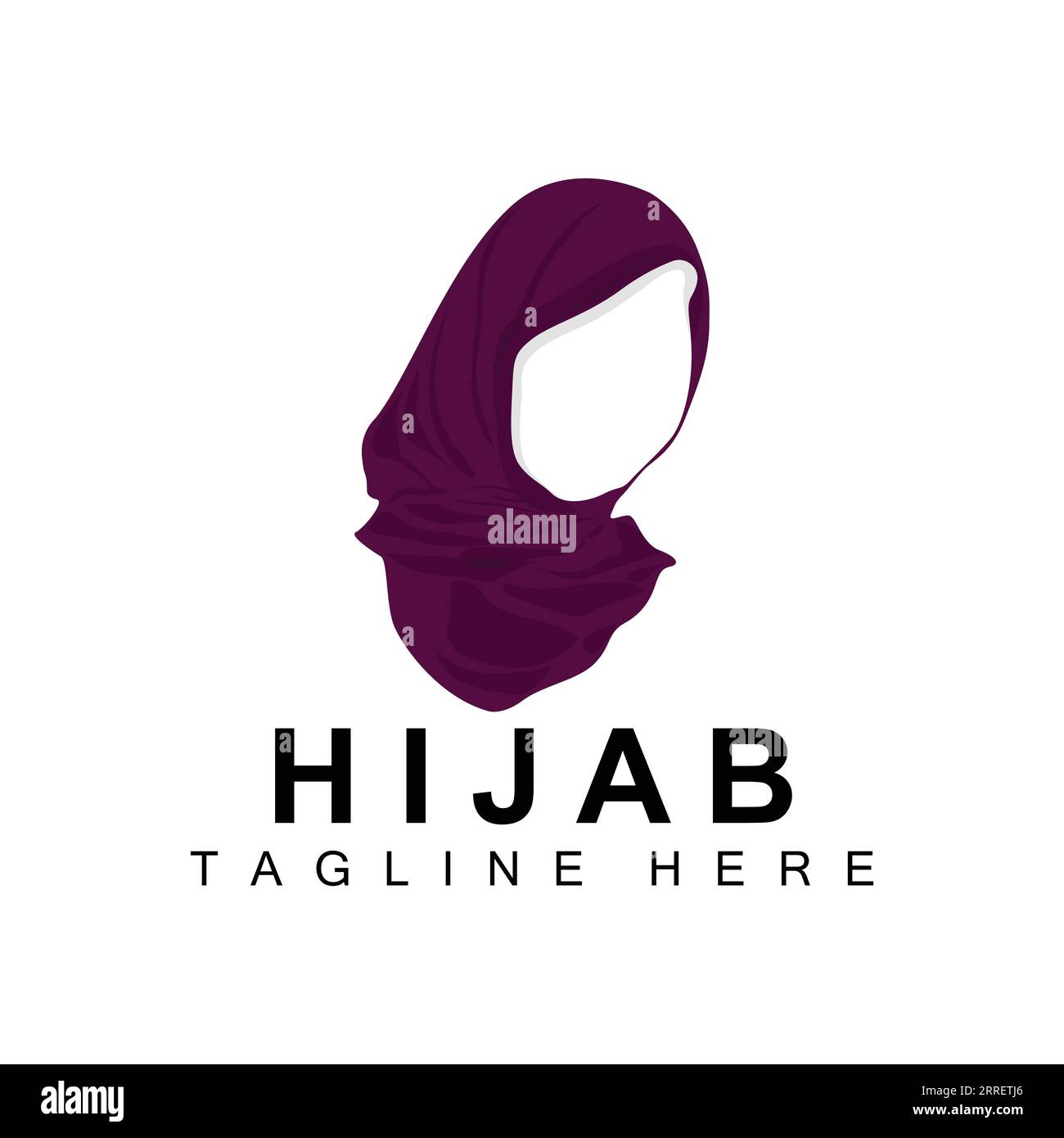HIjab Logo, Fashion Product Vector Brand, Muslim Women Hijab Boutique ...