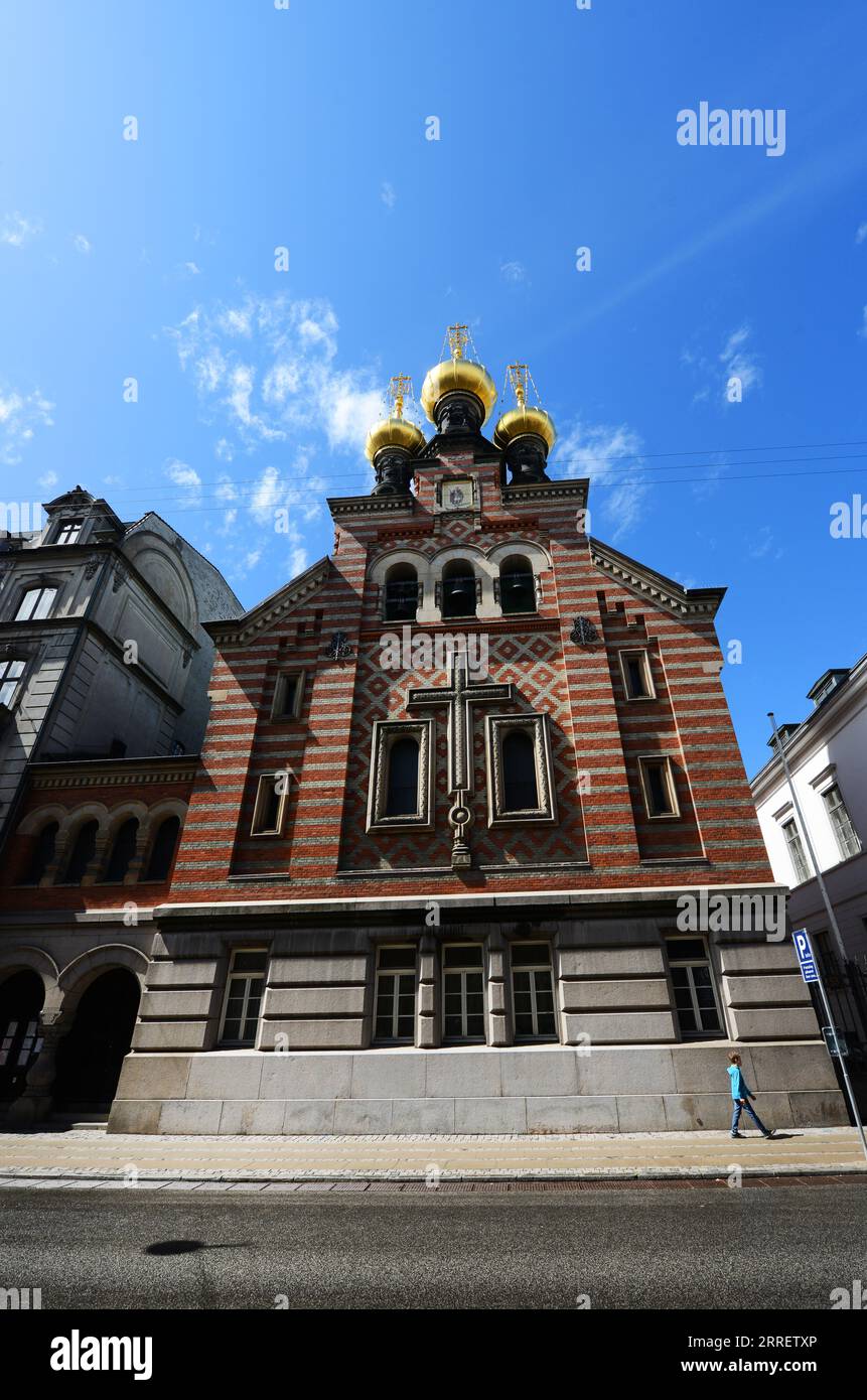 The St. Alexander Nevsky Church on Bredgade , Copenhagen, Denmark Stock ...