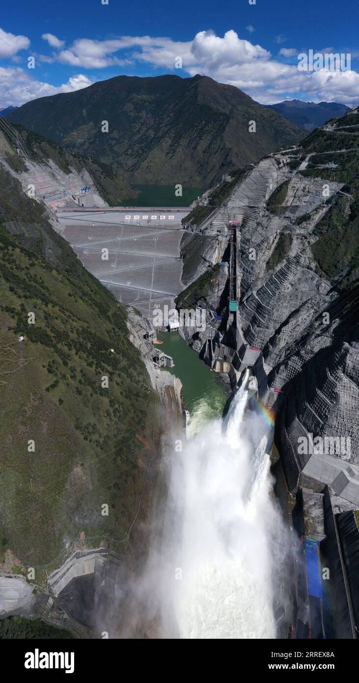 220318 -- YAJIANG, March 18, 2022 -- Aerial photo taken on Sept. 23 ...
