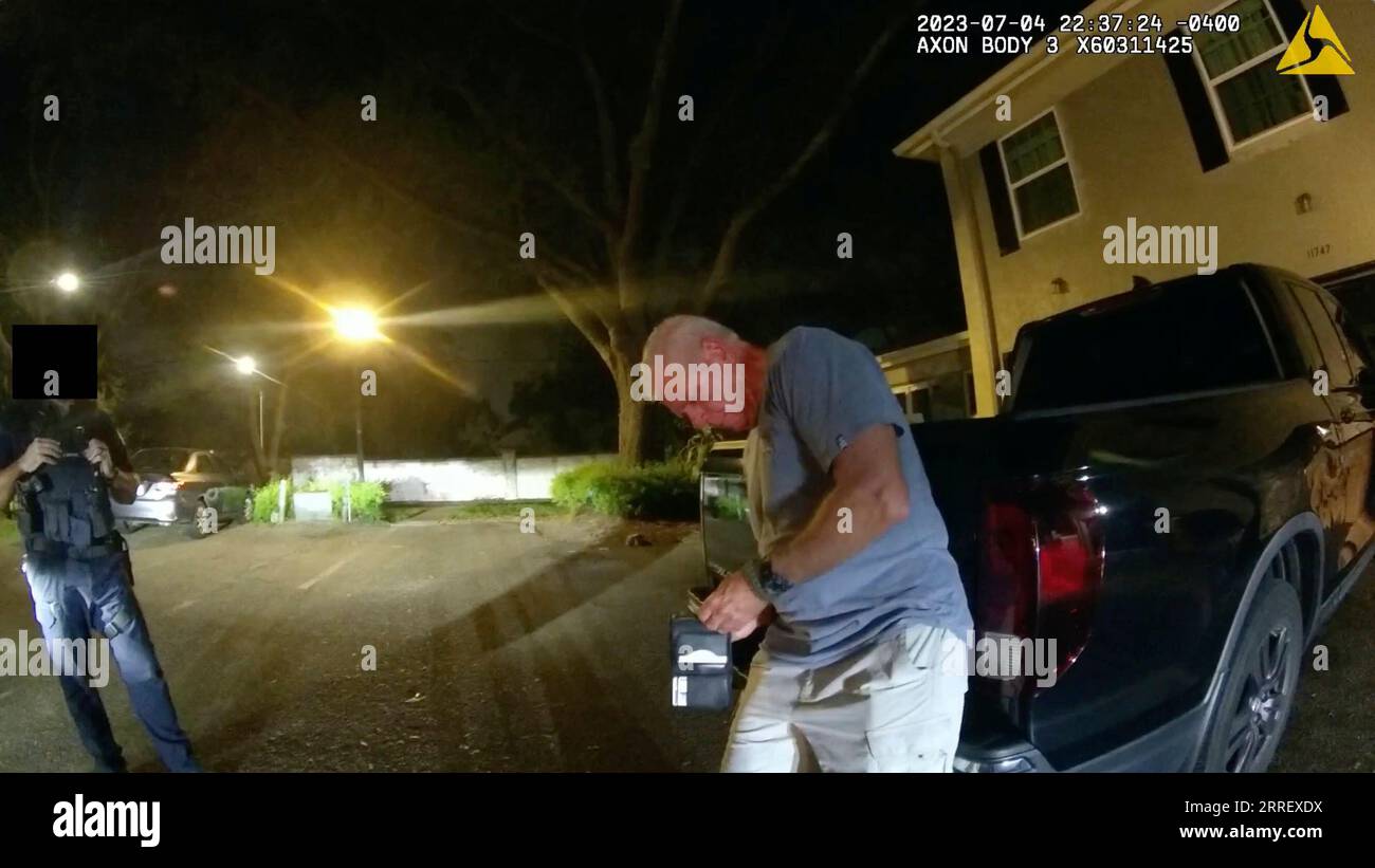 In this image from video provided by the Tampa Police Department ...