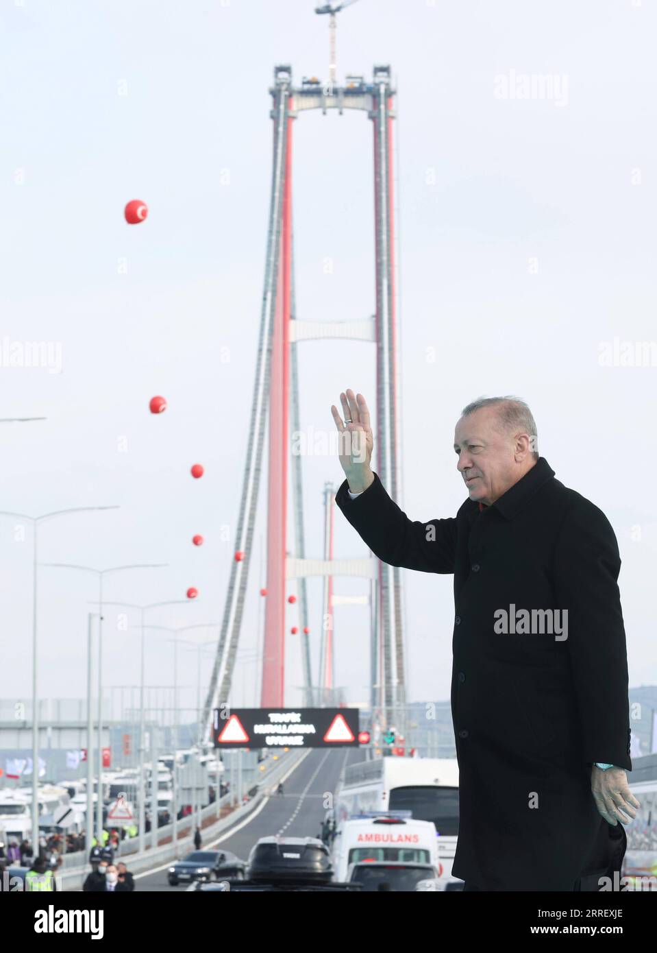 220318 -- CANAKKALE TURKEY, March 18, 2022 -- Turkish President Recep ...