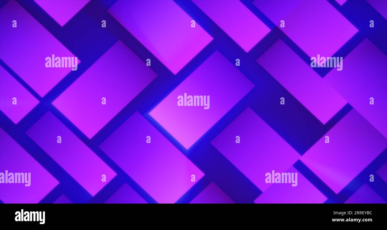 Purple patterns futuristic energy glowing from rectangles and squares ...
