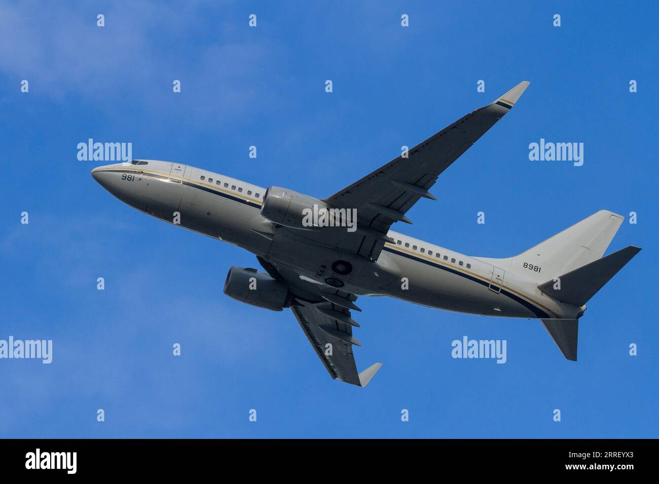 Japan. 26th Aug, 2023. A Boeing C40A Clipper military logistics ...