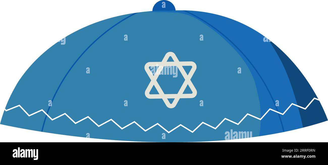 blue kippah illustration Stock Vector Image & Art - Alamy