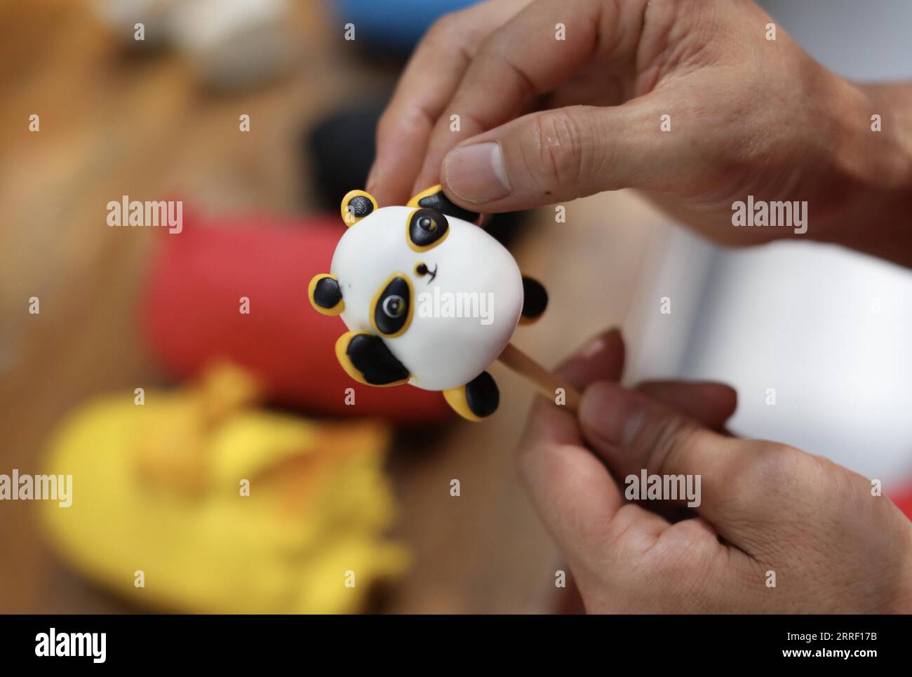 **CHINESE MAINLAND, HONG KONG, MACAU AND TAIWAN OUT** A folk artist ...